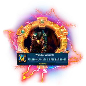 Astral Gladiator's Fel Bat Boost - Buy TWW Mount Carry